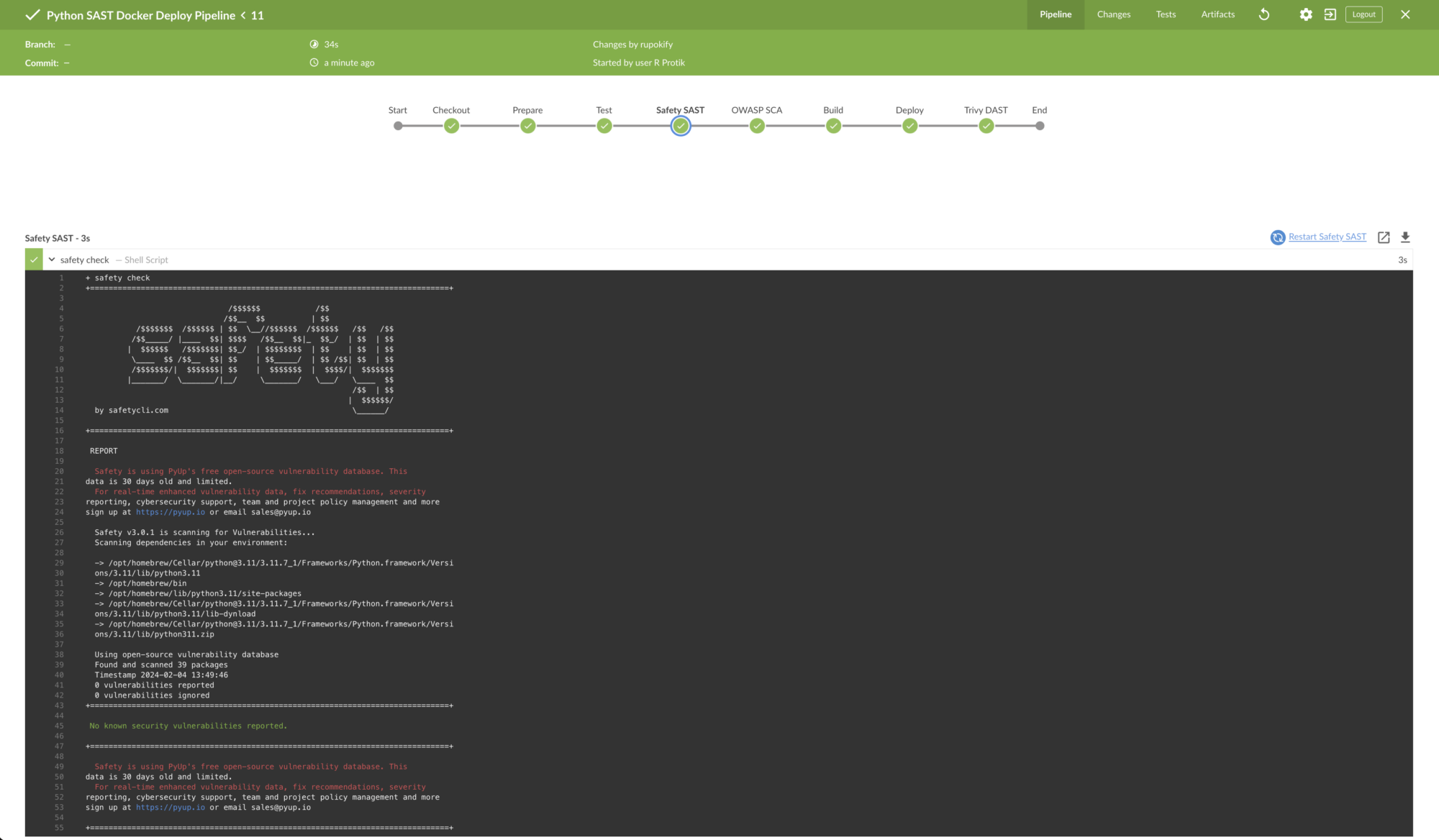 Basic Jenkins CI/CD Pipeline for SAST/DAST/SCA Checked Dockerized Python App - Rupok Chowdhury ...
